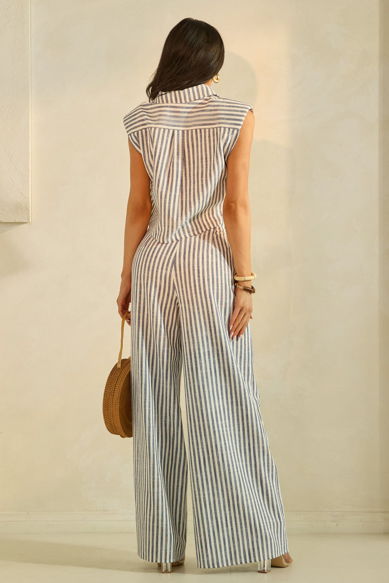 PRINTED LINEN PANTS – The DressingRoom BVI